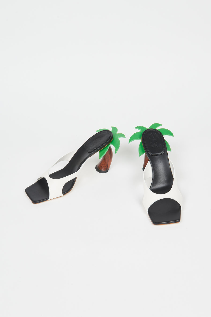Chiara Wooden Heel Multicolour | Luxury Womenswear | A.W.A.K.E MODE – A ...